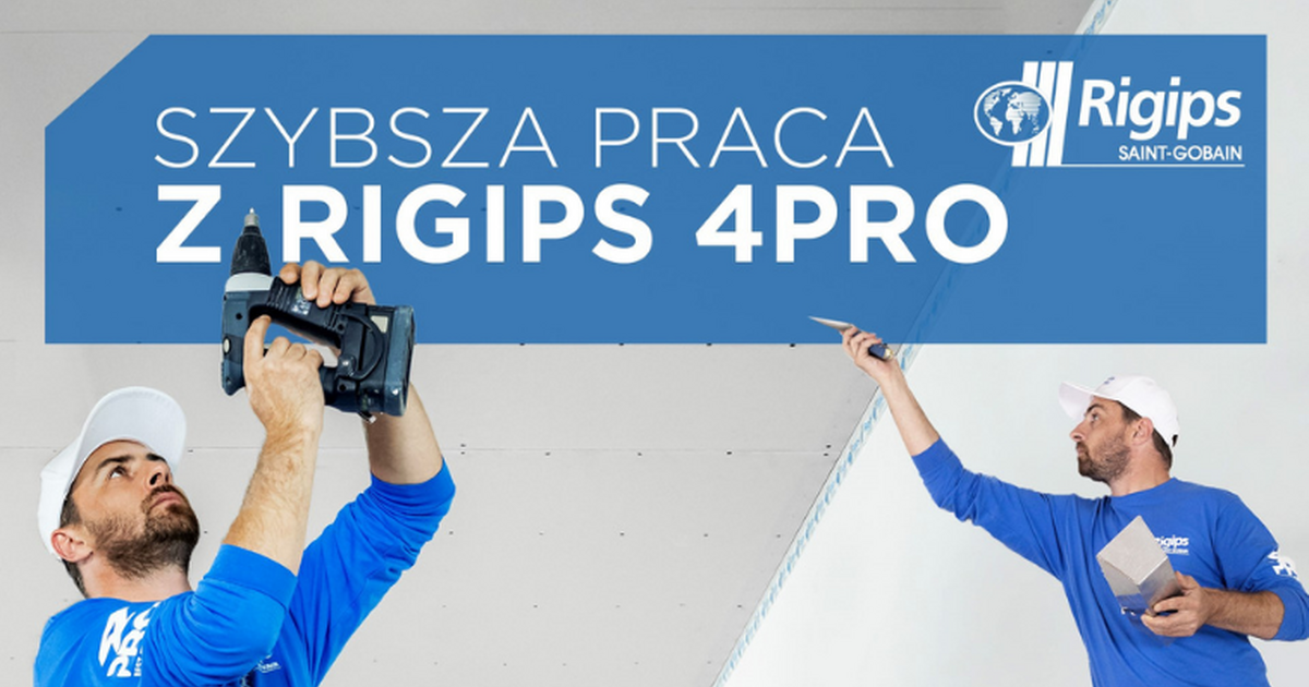 Płyty Rigips 4PRO™ | Rigips